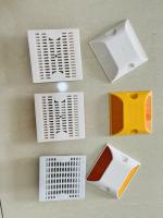 China 100x100x20mm High Visibility Road Stud Cheap Type White Color Customs LOGO Reflector Cat Eye Road for sale