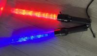China Traffic Signal Baton 45cm 54cm – High-Visibility LED Wand Stick Flashing Light Rechargeable / Battery Type for sale