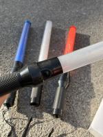China Traffic Signal Baton 45cm 54cm – High-Visibility LED Wand Stick Flashing Light Rechargeable / Battery Type for sale