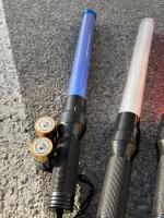 China Traffic Signal Baton 45cm 54cm – High-Visibility LED Wand Stick Flashing Light Rechargeable / Battery Type for sale