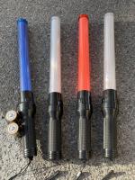 China Traffic Signal Baton 45cm 54cm – High-Visibility LED Wand Stick Flashing Light Rechargeable / Battery Type for sale