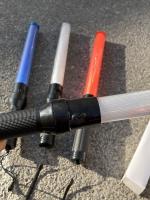 China LED Warning Flashing Road Baton for Traffic & Security Lights – 45cm 54cm Rechargeable/Battery for sale