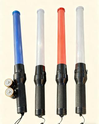 China LED Warning Flashing Road Baton for Traffic & Security Lights – 45cm 54cm Rechargeable/Battery for sale