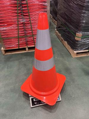 China 72cm PVC For Orange Cone All Oange Cone For Traffic Safety for sale
