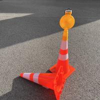 China 75cm PVC Cone All Oange Cone Color Customeized Green/Yellow/Blue Color For Traffic Safety for sale