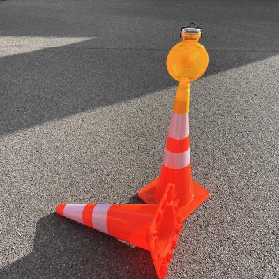 China 75cm PVC Cone All Oange Cone Color Customeized Green/Yellow/Blue Color For Traffic Safety for sale