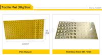 China 35mm Around Stainless Steel 304 316 Tactile Studs Tactile Walking Surface Indicators 35*5mm Paving for sale