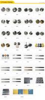 China 35mm Around Stainless Steel 304 316 Tactile Studs Tactile Walking Surface Indicators 35*5mm Paving for sale