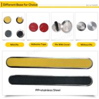 China Coating Stainless Steel Color Red Directional Tactile Pavers Ss316 Ss304 Tactile Attention Indicator tactile stud for sale