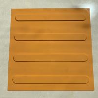 China 300x300mm PVC Road Stud Airport Road Tactile Mat Tiles Plastic Tactile Indicator Tiles for sale