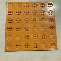 China 300x300mm PVC Road Stud Airport Road Tactile Mat Tiles Plastic Tactile Indicator Tiles for sale