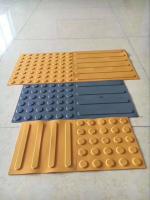 China 300x300mm PVC Road Stud Airport Road Tactile Mat Tiles Plastic Tactile Indicator Tiles for sale