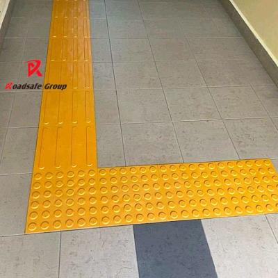 China PVC Tactile Rubber Mat with Blind Guidance for High Visibility and Safety for sale