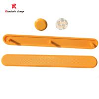 China 280x35mm ABS TPU Road Stud Stip Anti-slip Road Tactile Strips Tiles Plastic Tactile Indicator Tiles Adhesive/without Adhesive for sale