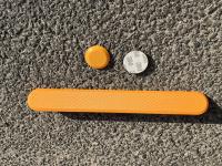 China 280x35mm ABS TPU Road Stud Stip Anti-slip Road Tactile Strips Tiles Plastic Tactile Indicator Tiles Adhesive/without Adhesive for sale