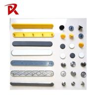 China 280x35mm ABS TPU Road Stud Stip Anti-slip Road Tactile Strips Tiles Plastic Tactile Indicator Tiles Adhesive/without Adhesive for sale