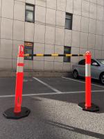 China Delineators Barriers 1100MM T-Top PU Black Base Traffic Beijing ROADSAFE Delineator Warning Road Barrier Warning Post for sale