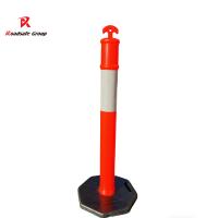 China Delineators Barriers 1100MM T-Top PU Black Base Traffic Beijing ROADSAFE Delineator Warning Road Barrier Warning Post for sale