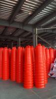 China Orange 4.75KG PE Traffic Drum Crash Barrels Road Safety Barrel Warning Reflective Barrier Road Working 100cm Barricade for sale