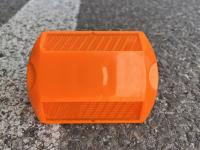 China Beijing Roadsafe 110x80x15mm Tachas Cat Eye Reflective Road Studs With Pin Reflectors Pavement Highway Markers for sale