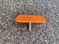 China Beijing Roadsafe 110x80x15mm Tachas Cat Eye Reflective Road Studs With Pin Reflectors Pavement Highway Markers for sale