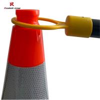 China Retractable Traffic Cone Bar Safety Cone Connecting Rod for Parking Lot for sale