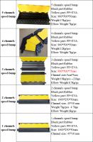 China Heavy Duty Plastic Cable Protector Ramp Cord Cover 1/2/3/4/5 Channel Speed Hump for Road Safety for sale