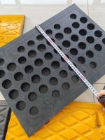 China Heavy Duty High-quality Block Road Speed Bumper Traffic Rubber Car Wheel Stopper Speed Breaker and Speed Bump for sale
