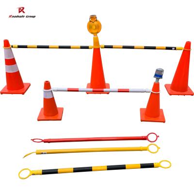 China ROADSAFE ABS Rails Rail Traffic bar Road Cone Connection Pole for High Bending Strength ROD Traffic Safety Products for sale