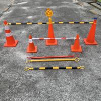 China ROADSAFE ABS Rails Rail Traffic bar Road Cone Connection Pole for High Bending Strength ROD Traffic Safety Products for sale