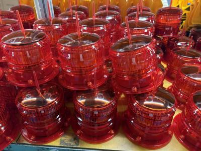 China Solar Aviation Obstruction Light Solar Marine Beacon Warning Light Sea Navigation Lamp for Tower for sale