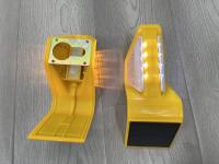 China 20year Beijing 8-LED Solar Traffic Guardrail Delineator Post Trapezoid 95*95*260mm Highway Reflective IP65 Solar Roadway for sale