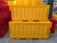 China Traffic Barriers Hot-Selling in the Dominican Republic | 2meter Length PE Material Expandable Plastic Traffic Barrier | Water-Filled Road Safety Fence for sale