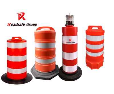China Removable Road Construction Barrels Drums Flexible Anti-Collision Barrel Drum Bucket Traffic Safety Barrel for sale