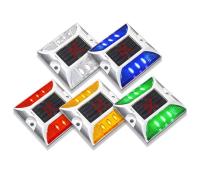 China TYNDD2 Cat Eye Aluminum Warning Light Glow in the Dark Dock Lights Flashing Driveway Road Stud LED Solar Road Marker Light for sale