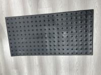 China Beijing Roadsafe PVC Adhesive Black Tactile Tiles 60 *120cm / Indicator Mat & Stud Paving for Blind Guidance Indicator for sale