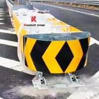 China 4meters High Speed Anti-Collision Pad Highway Crash Pad with Reflective Warning Tapes – Easy Installation Impact Safety Barrier for sale