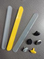 China TPU / PVC / ABS Tactile Indicator Tactile Warning Strip And Stud Road Safety Tactile Indicator Studs Blind Warning Plastic Tactile Strip Tile With Led and Self Adhesive Back for sale