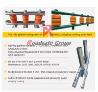 China BEIJING ROADSAFE Highway PU Polyurethane Rolling Barrier System Safety Anti-Collision Driveway Guardrail Bucket Roller for sale