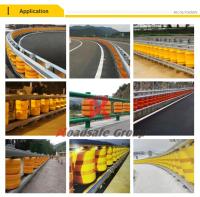 China BEIJING ROADSAFE Highway Car Truck Crash Warning Cheap Polyurethane Rolling Barrier System Safety Anti-Collision Driveway Guardrail Bucket Roller for sale