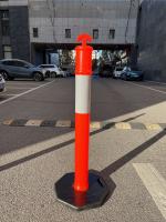 China Durable Spring Post with weather resistant flexible polymer material and highly reflective film for effective traffic control and safety for sale