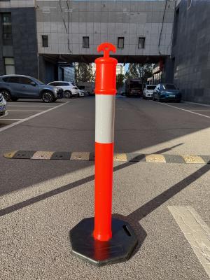 China Durable Spring Post with weather resistant flexible polymer material and highly reflective film for effective traffic control and safety for sale