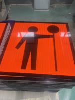 China Australian Standard Class 1  Road Traffic Sign PVC Controller Corflute Multi Message Signs 600x600mm High Reflective Warning Signs for sale