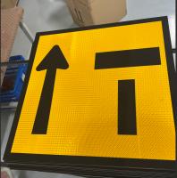 China Australian Standard Class 1  Road Traffic Sign PVC Controller Corflute Multi Message Signs 600x600mm High Reflective Warning Signs for sale