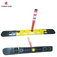 China Roadsafe Traffic Road Delineator Post Diviner High-Intensity Prismatic Reflective Flexible 90cm Rubber Base Connecting Heavy Duty 15kgs for sale