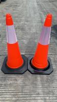 China Wholesale Orange PVC Cone Traffic Cone for Road Safety Warning for sale