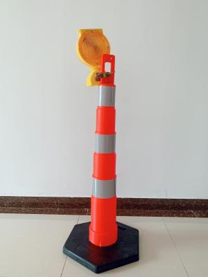 China PE Material Traffic Post with Base and T-Top Delineator Bollard for Highway Road Safety for sale
