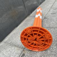 China Beijing ROADSAFE Warning Flexible Reflective traffic guardrail road delineator post Cloud Tubular bollard 1.2kg 90CM Pole Post Delineat for sale