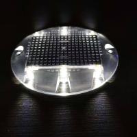 China 118X100X11mm Plastic Solar Road Marker Light with Glow in the Dark Cat Eye Warning Light for Enhanced Road Safety for sale