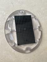 China 118X100X11mm Plastic Solar Road Marker Light with Glow in the Dark Cat Eye Warning Light for Enhanced Road Safety for sale